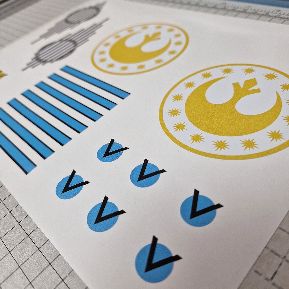 Helmet decal set - Star Wars 'Carson Teva' X Wing